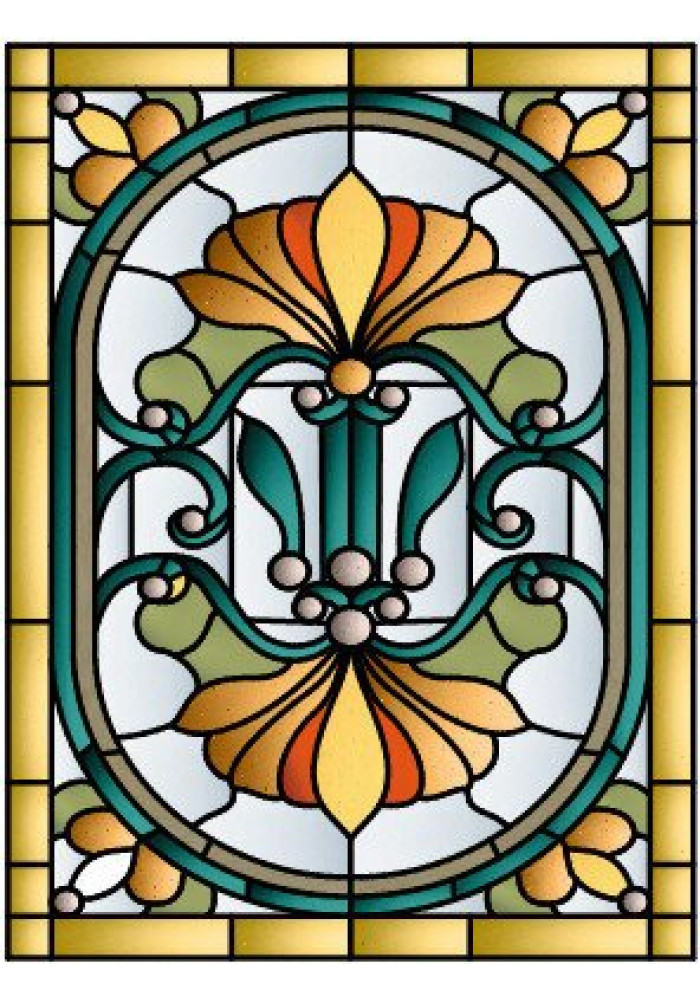 Vitraliu in stil clasic