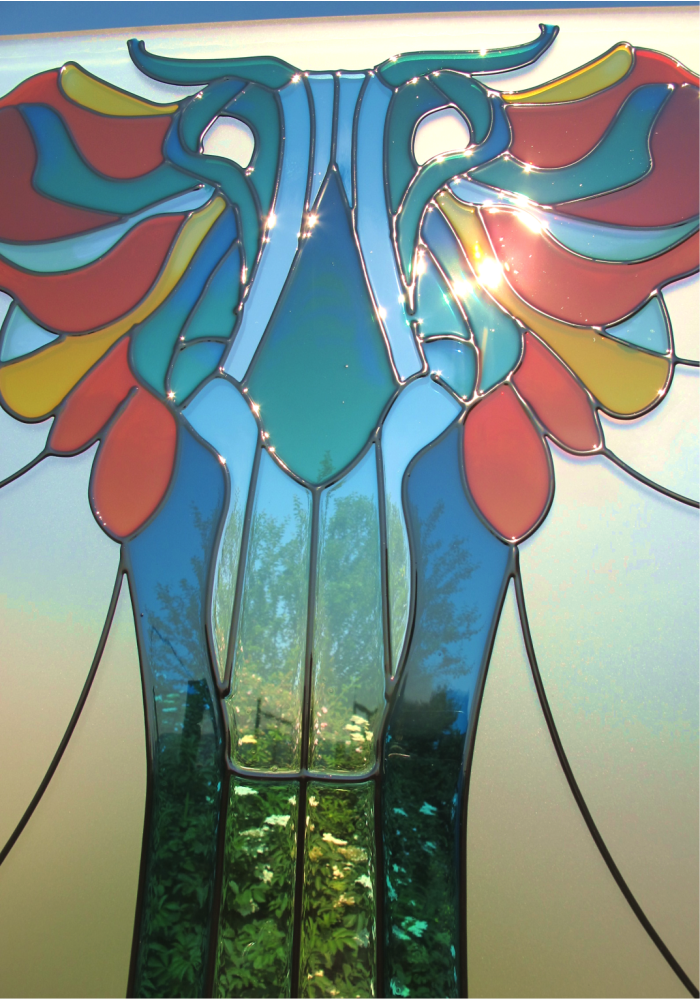 vitraliu in stil arabesc