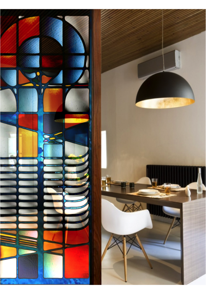 vitraliu in stil modern