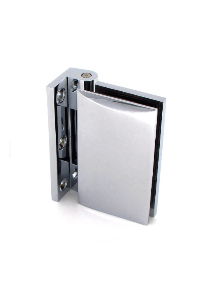 Balama usa sticla (perete-sticla) design modern - INOX lucios