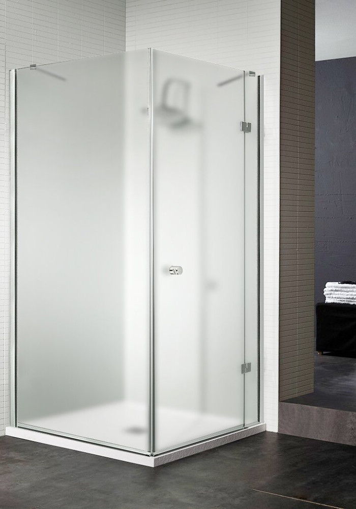 Cabina de dus colt, 90x100 sticla mata, 8 mm, model: MILANO