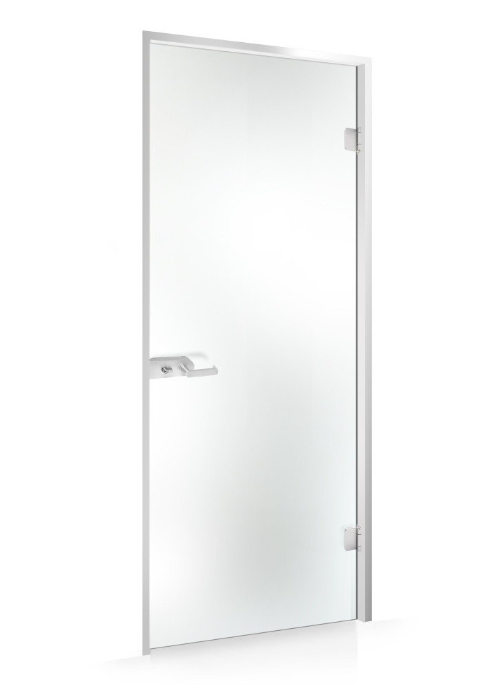 Usa sticla securizata cu toc sticla mata model STUDIO SILVER