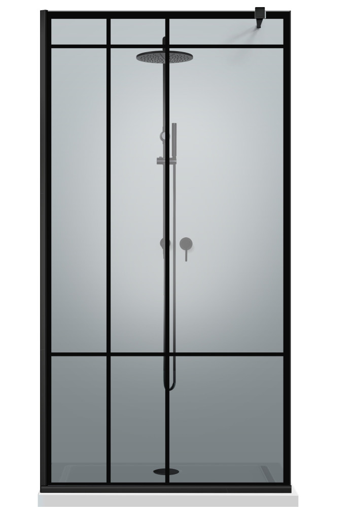 Paravan cabina de dus Walk in, sticla bronz, 8 mm, model EVENT