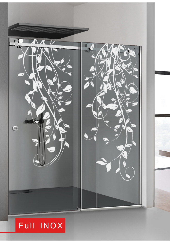 Paravan cabina de dus Walk in, sticla gri, 8 mm, model Dance