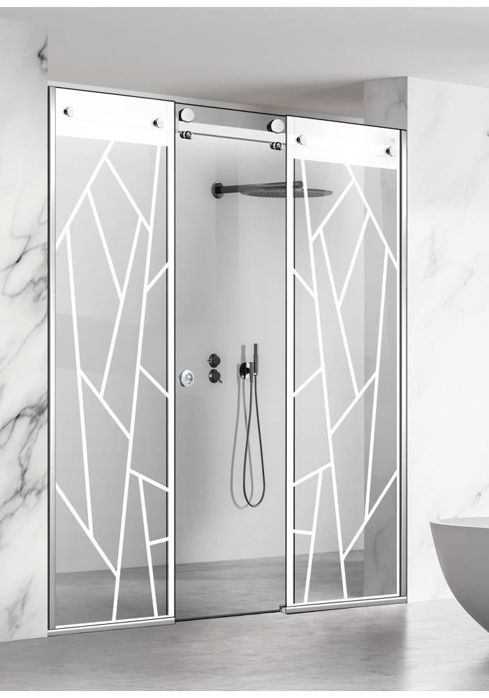 Perete de dus GLISSANDO LINE inox
