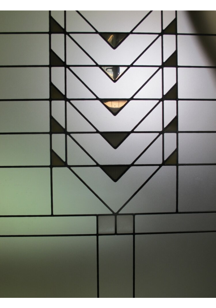 Geam decorativ pentru usa interioara, model ORGANIC