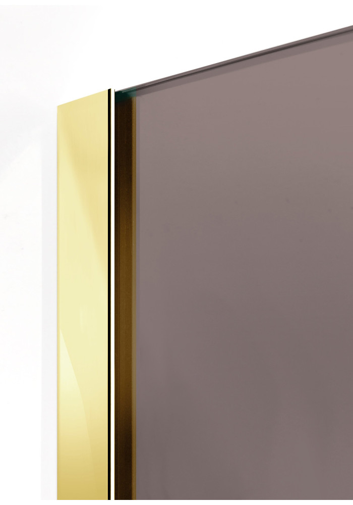 Paravan cabina de dus Walk in, sticla bronz, 8 mm, model Regency Full