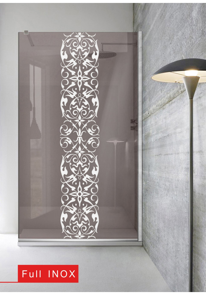 Paravan cabina de dus Walk in, sticla bronz, 8 mm, model Regency Classic