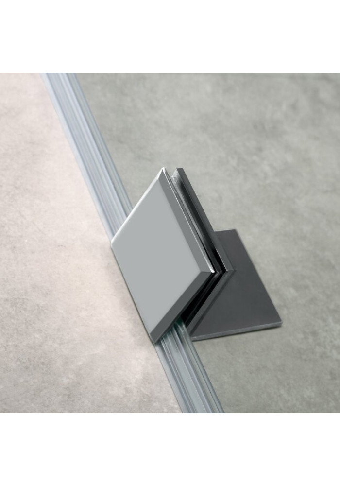 Paravan cabina de dus Walk in, sticla clara, 80x190, 90x190 8 mm, model ...