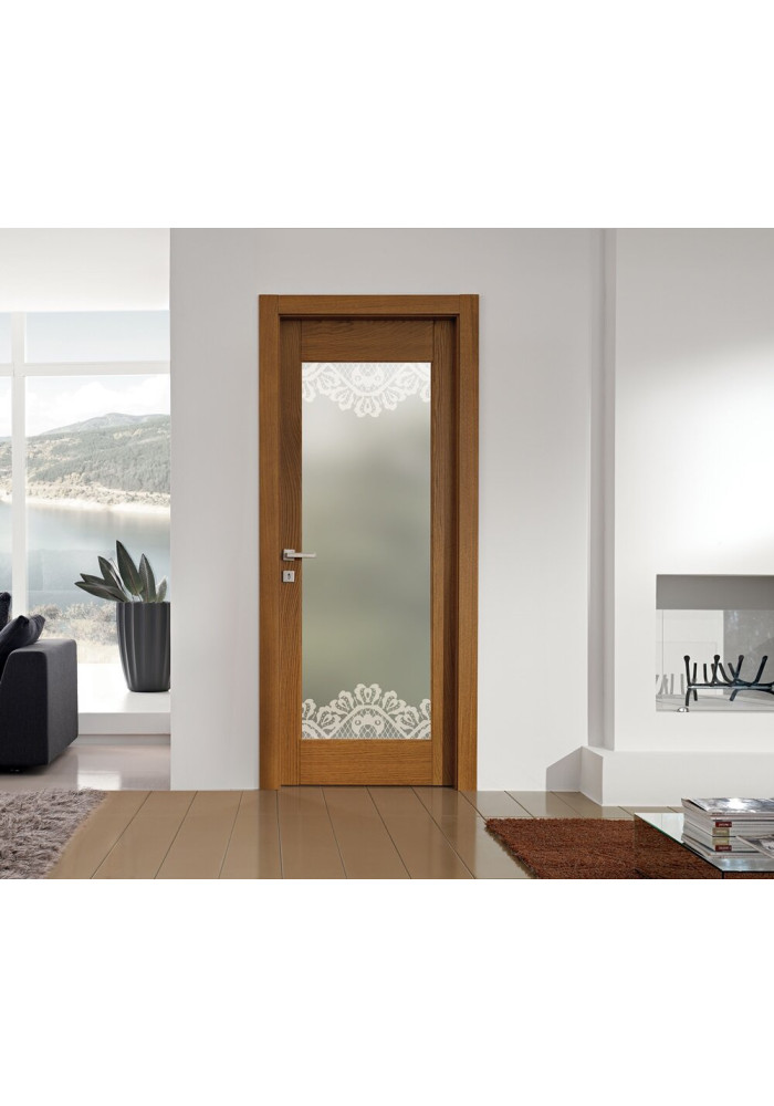 Geam decorativ pentru usa interioara, model Vintage 2