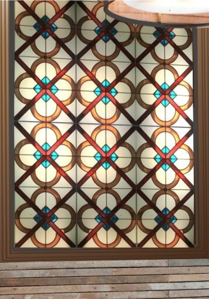 vitraliu in stil arabesc