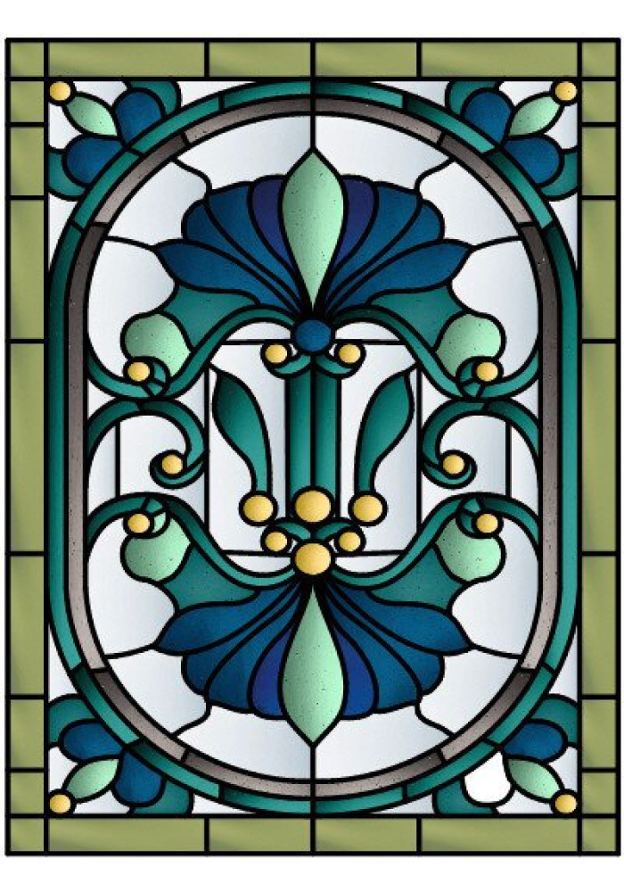 Vitraliu in stil clasic