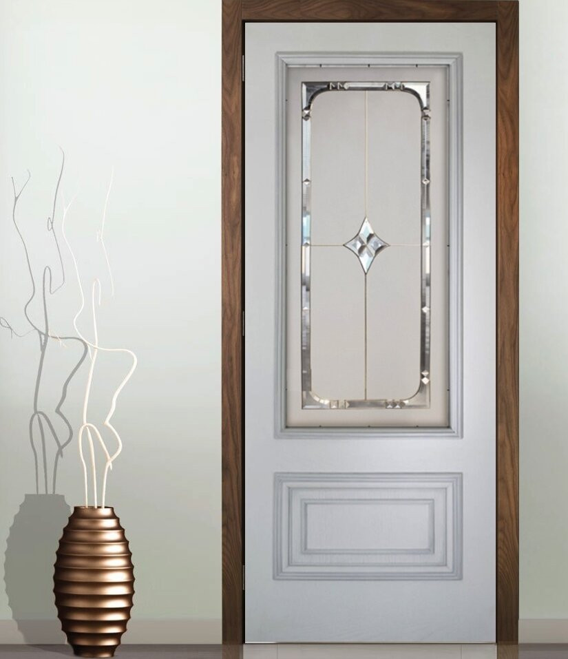 Geam cu cristale usi, model Cristal 5