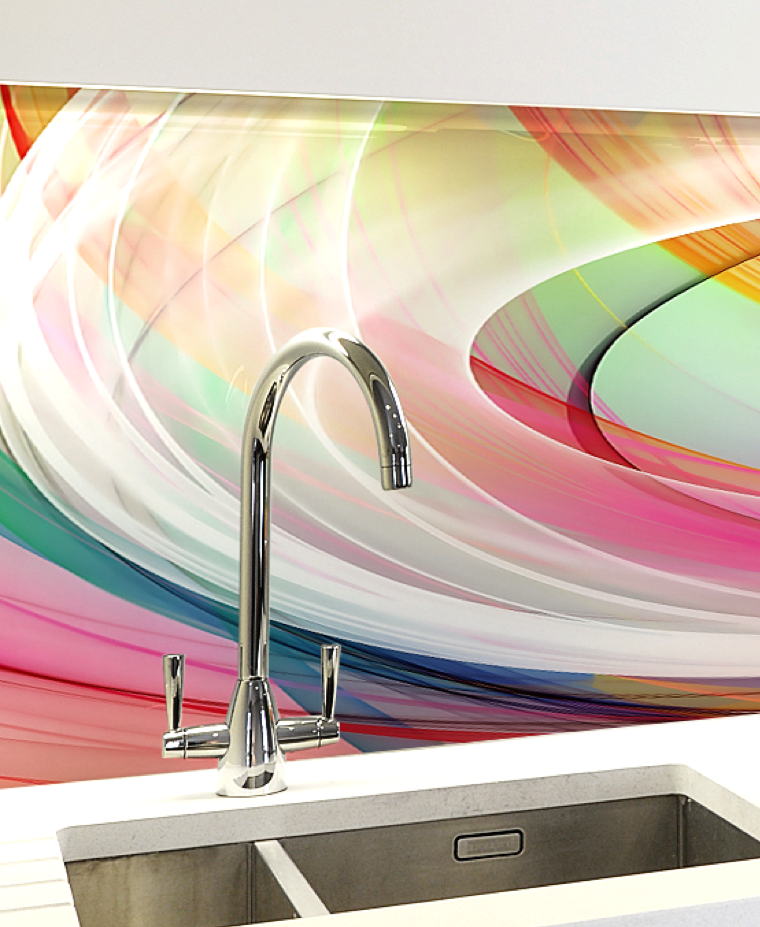 Sticla colorata, imprimata, securizata, slefuita pentru plcari