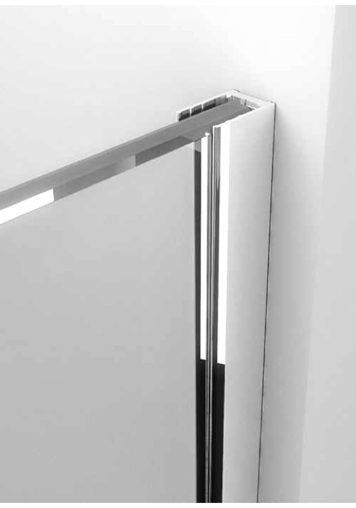 Paravan dus, Walk in, sticla clara, 8 mm, model: OCEAN,